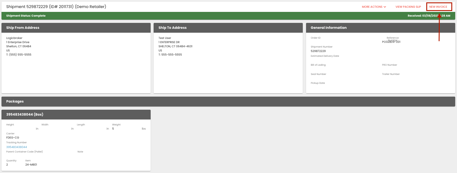 Creating an Invoice – Ace Hardware
